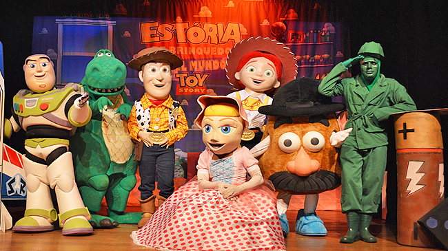 Sábado (18) e domingo (19): Musical Toy Story pela primeira vez em ...