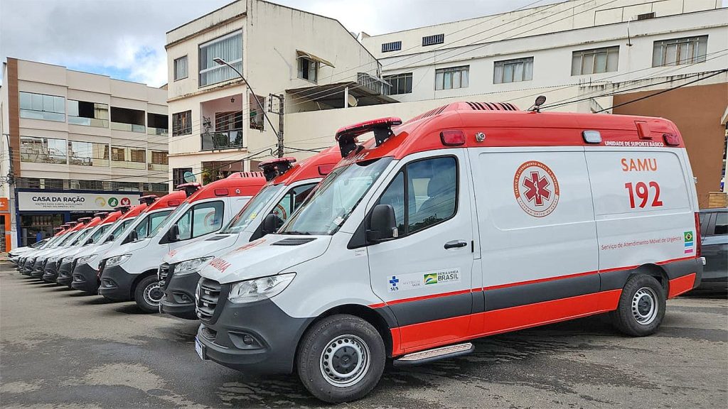 Governo entrega novas ambulâncias para fortalecer o SAMU 192